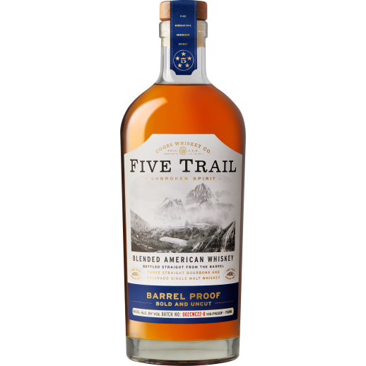 Five Trail Whiskey Barrel Proof 750ML – Wine To Ship